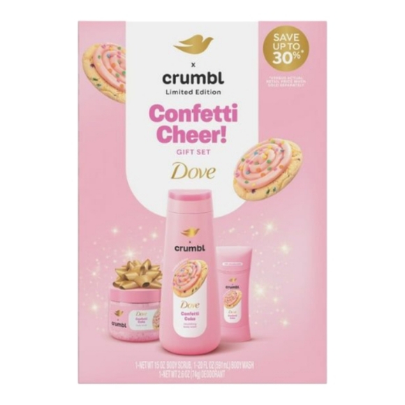 Dove | Bath & Body | Dove X Crumbl Limited Edition Confetti Cheer Gift ...